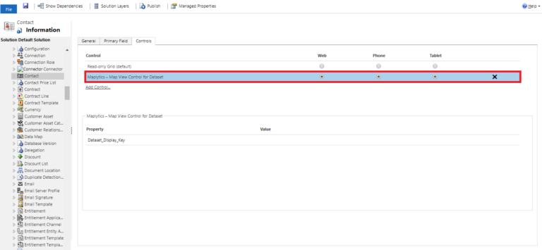 Pcf Controls How To Add Map View Control For Dataset Within Dynamics