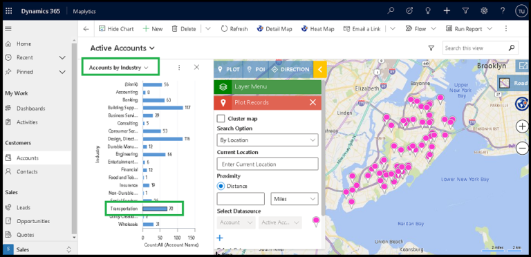 Quickly Scan Analyze And Find The Relevant Data Directly On Map Dynamics 365 Crm Powerapps