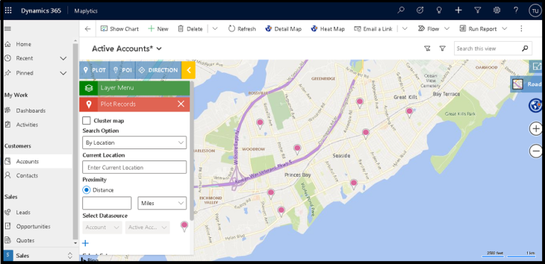 Quickly Scan, Analyze and Find the relevant data directly on map ...