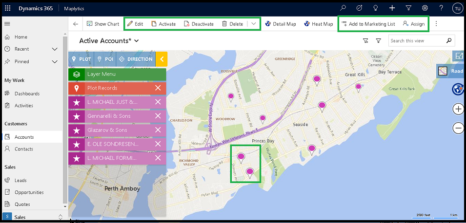 Quickly Scan Analyze And Find The Relevant Data Directly On Map Dynamics 365 Crm Powerapps