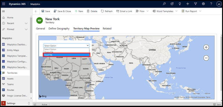 Use Data from Excel to Visualize Geographical Areas and Related ...