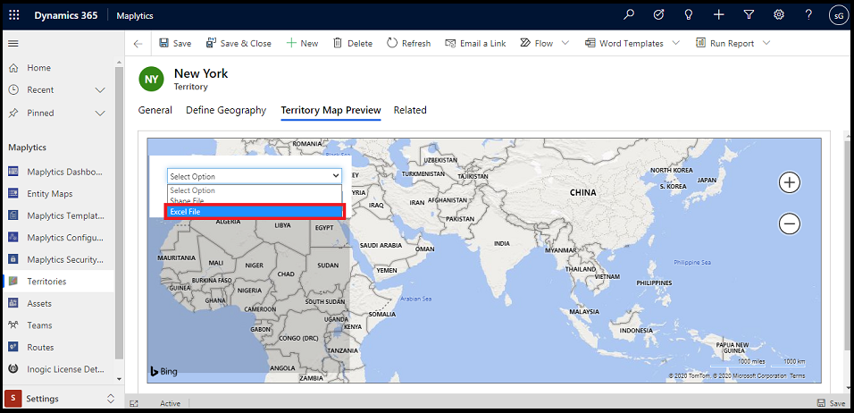 Use Data from Excel to Visualize Geographical Areas and Related ...