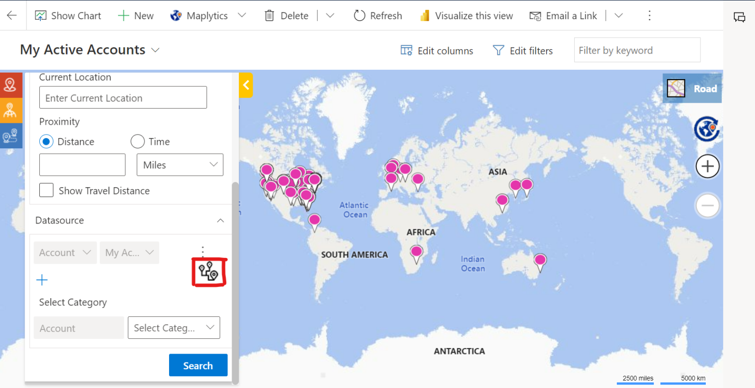 Increase Your Field Visit Efficiency With Multi Address Plotting On Maps Within Microsoft