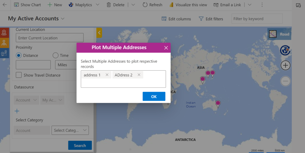 Increase Your Field Visit Efficiency With Multi Address Plotting On Maps Within Microsoft