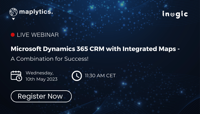 Webinar Microsoft Dynamics 365 Crm With Integrated Maps A 