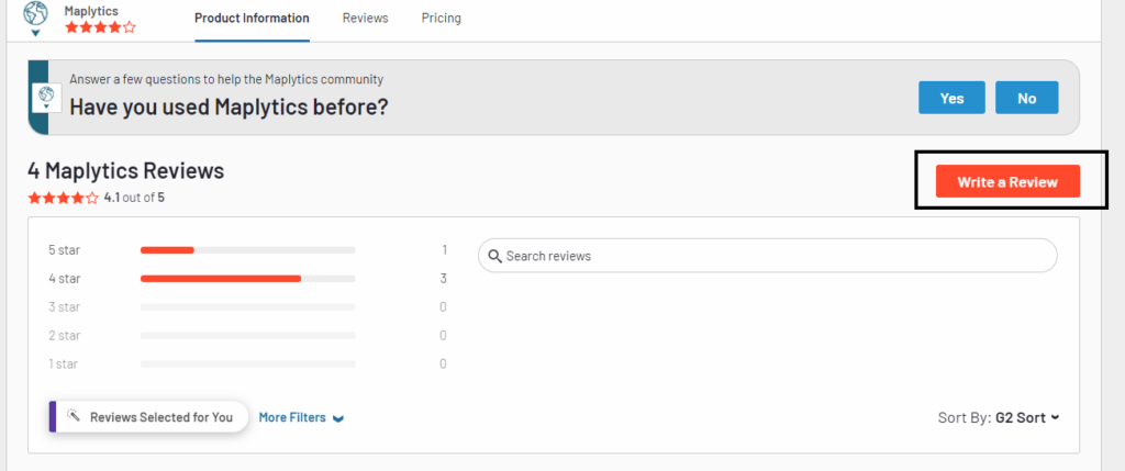 Maplytics Reviews – Add them on Microsoft AppSource or G2.com! - Blog | Maplytics