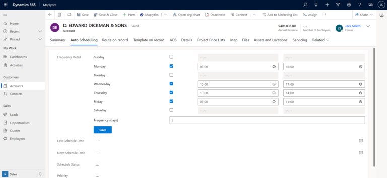 Simplify Scheduling In Dynamics 365 Crm Set Up Automated Recurring Appointments Blog Maplytics