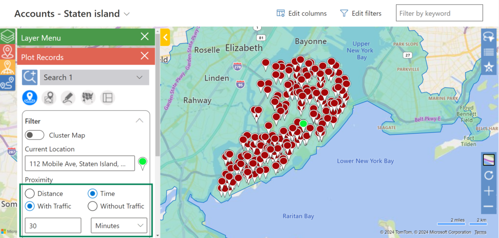 Master Proximity Search In Dynamics 365 Crm Distance Time And Concentric Radius Explained Blog
