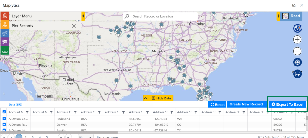 Plot Excel Records On A Map Without Adding Them To Dynamics 365 Blog