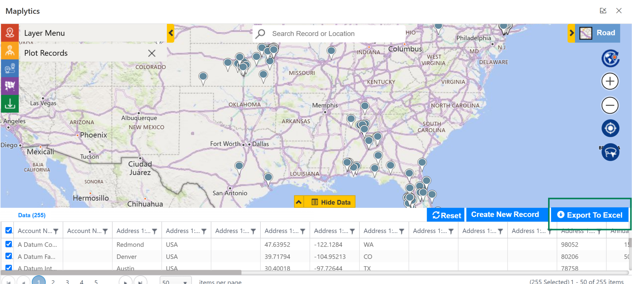 Plot Excel Records on a Map without adding them to Dynamics 365! - Blog ... Plot Excel Records on a Map without adding them to Dynamics 365! - Blog ...